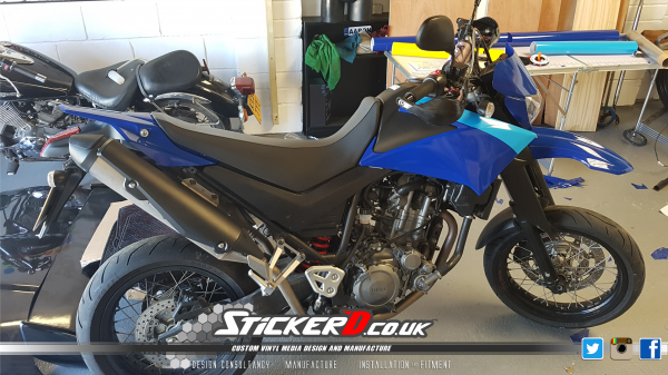 Yamaha XT660X colour change and graphics package – Sticker'D